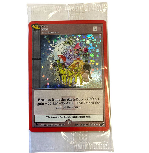 MetaZoo Trading Card Game Cryptid Nation UFO Holographic Promo Card ...