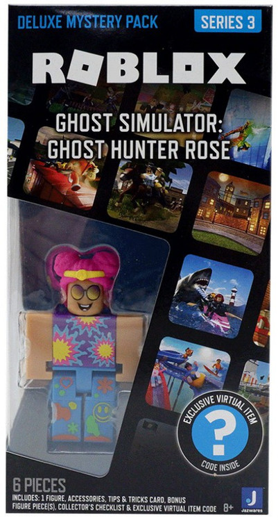 Roblox Series 3 Ghost Simulator Ghost Hunter Rose 3 Deluxe Mystery Pack ...