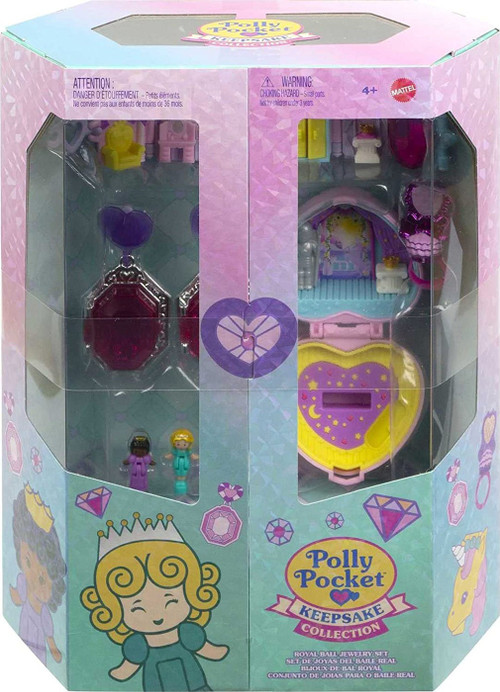 Polly Pocket Keepsake Collection Royal Ball Jewelry Set Mattel Toys ...