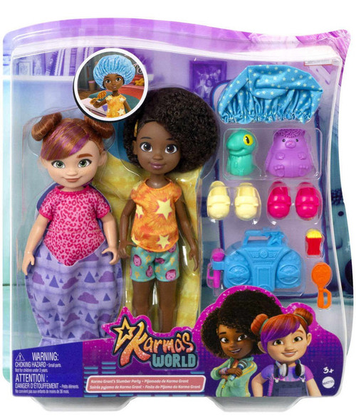 Karmas World Karma Grants Slumber Party Doll 2-Pack Mattel - ToyWiz