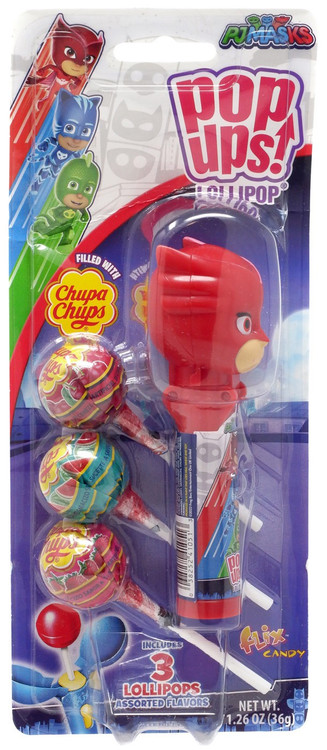 Disney Junior Pop Ups Chupa Chups Owlette Lollipop Includes 3 Lollipops ...