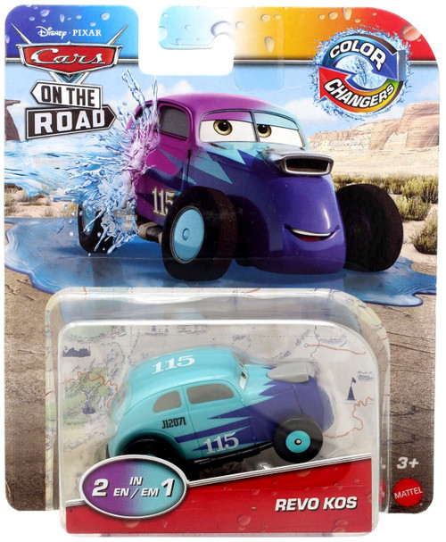 Disney Pixar Cars On The Road Color Changers Revo Kos 155 Diecast Car ...