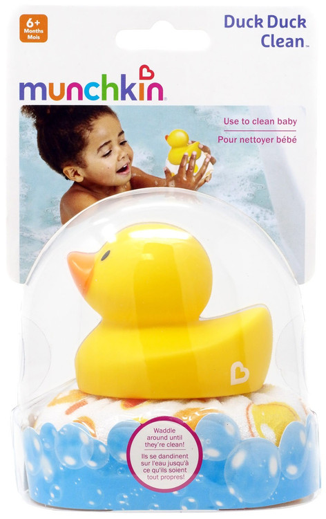 Munchkin Duck Duck Clean Bath Toy Yellow - ToyWiz