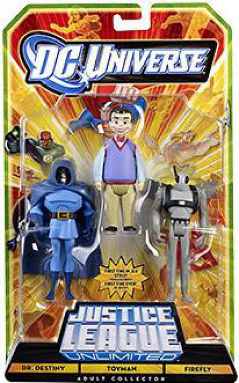 DC Universe Justice League Unlimited Dr. Destiny, Toyman Firefly ...