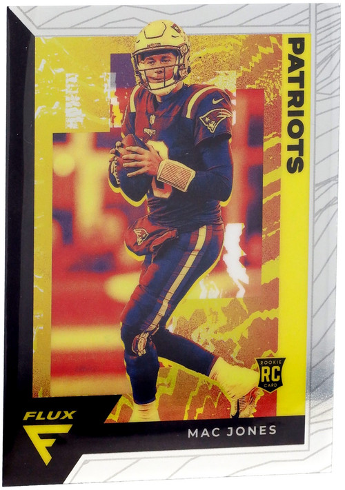 NFL 2021 Panini Chronicles Flux Football Mac Jones Trading Card FX-5 ...