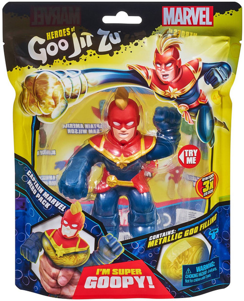 Heroes of Goo Jit Zu Marvel Captain Marvel Action Figure Moose Toys ...