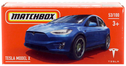 Matchbox Power Grabs Tesla Model X Diecast Car Mattel - ToyWiz