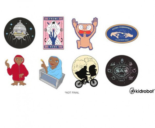 Kidrobot Enamel Pin E.T. The Extra Terrestrial Mystery Box 24 Packs ...