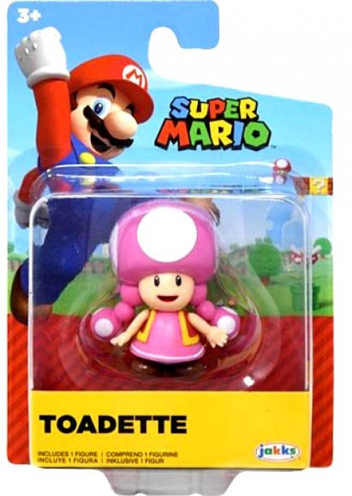 World Of Nintendo Super Mario Toadette 2 5 Mini Figure Jakks Pacific