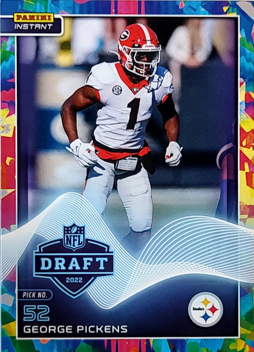 NFL 2022 Instant Draft Night Football Single Card 45 George Pickens 21 ...
