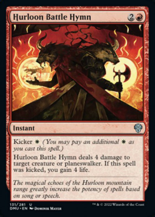 Magic The Gathering Dominaria United Single Card Uncommon Hurloon ...
