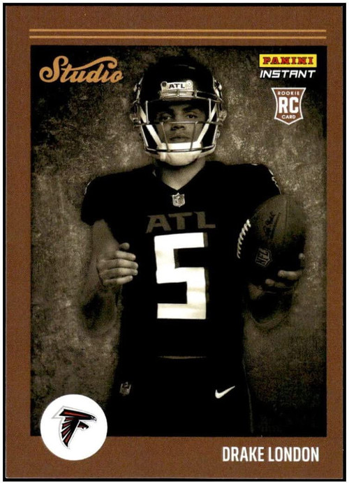 NFL 2022 Instant Studio Football Single Card Drake London S4 Rookie ...