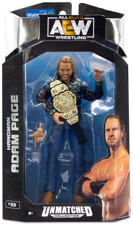 AEW All Elite Wrestling Unmatched Collection Hangman Adam Page Exclusive Action Figure Jazwares ...