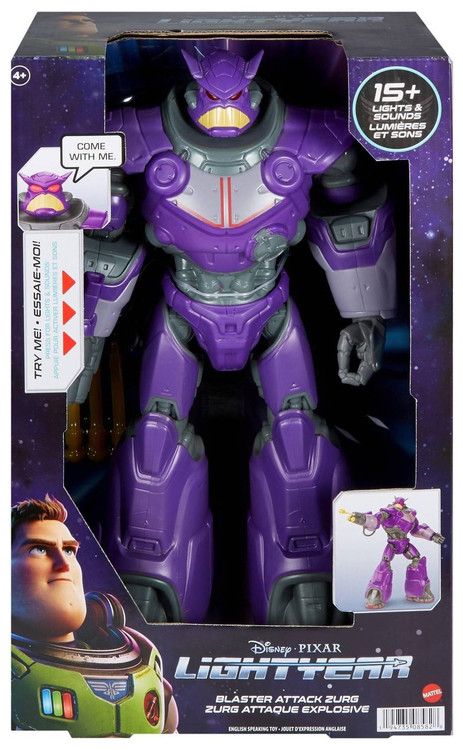 Disney Pixar Lightyear Movie Blaster Attack Zurg 137 Action Figure 4589