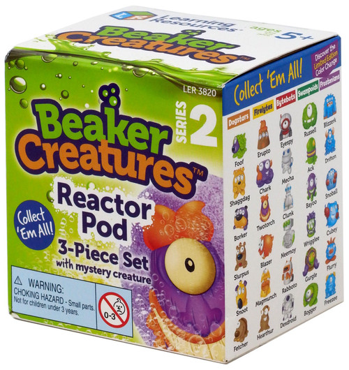 Beaker Creatures Series 2 Reactor Pod Mystery Pack Learning Resources ...