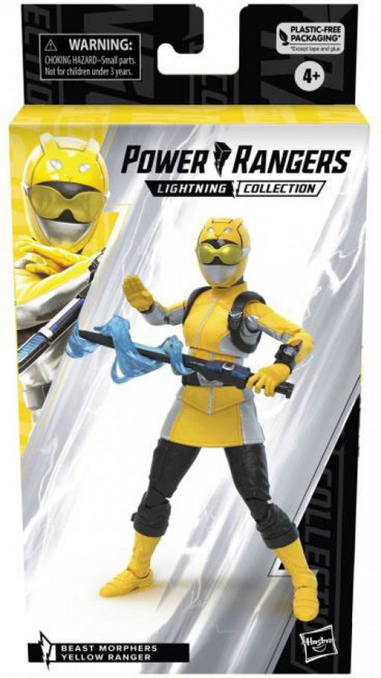 Power Rangers Beast Morphers Lightning Collection Yellow Ranger 6 ...