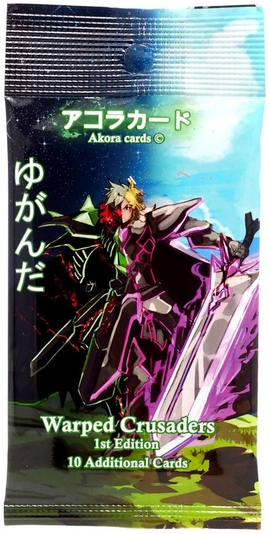 Akora Trading Card Game Warped Crusaders 1st Edition Booster Pack 10 ...