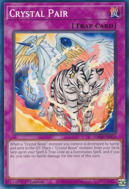 YuGiOh Structure Deck Legend of the Crystal Beasts Single Card Common ...