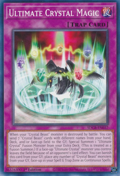 YuGiOh Structure Deck Legend of the Crystal Beasts Single Card Common ...