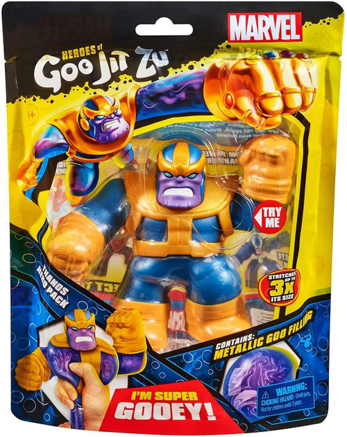 Heroes of Goo Jit Zu Marvel Thanos Action Figure Moose Toys - ToyWiz