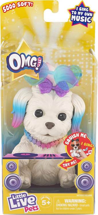 Little Live Pets OMG Pets Series 3 Rainbow Pop Electronic Pet 2-Pack ...