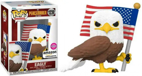Funko Peacemaker POP Television Eagly Vinyl Figure 1236 Flocked - ToyWiz