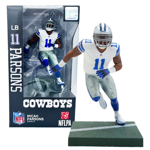 NFL Dallas Cowboys Football Micah Parsons Action Figure White Jersey ...
