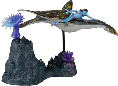 McFarlane Toys Avatar Way of the Water Neteyam Ilu 2.5 Action Figure ...