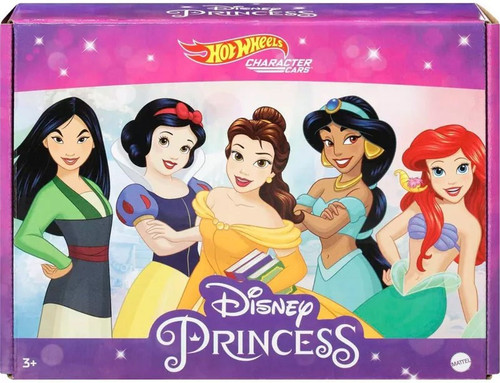 Disney Hot Wheels Character Cars Disney Princess Die Cast Car 5-Pack ...