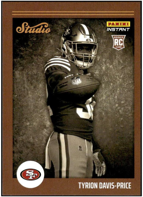 NFL 2022 Instant Studio Football Single Card Tyrion Davis-Price S27 ...