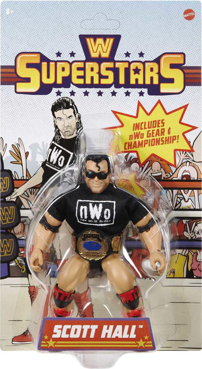 WWE Wrestling Retro Superstars Scott Hall Exclusive Action Figure ...