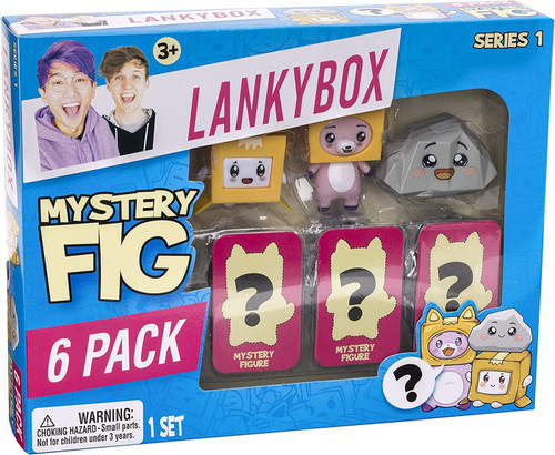 LankyBox Series 1 Mystery Fig 6-Pack Bonkers Toy Co. - ToyWiz
