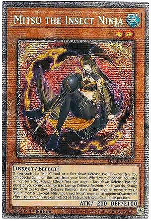 YuGiOh Darkwing Blast Single Card Starlight Rare Mitsu the Insect Ninja ...
