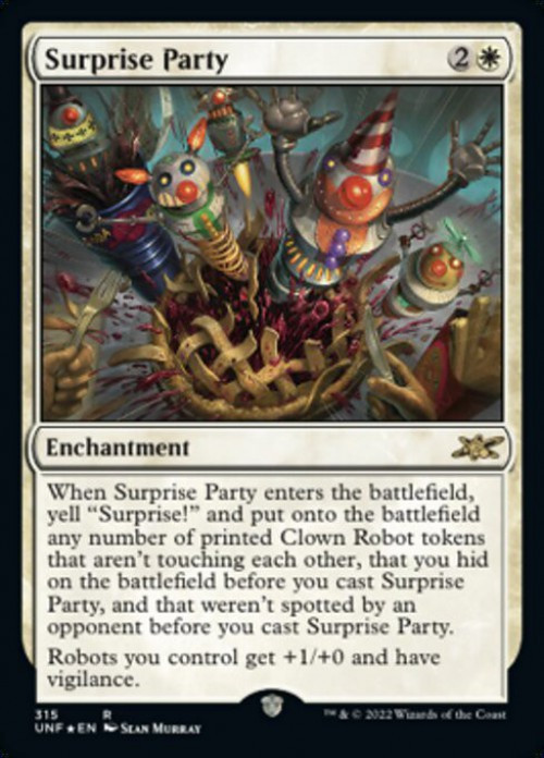 Magic The Gathering Unfinity Single Card Rare Surprise Party 315 Galaxy ...