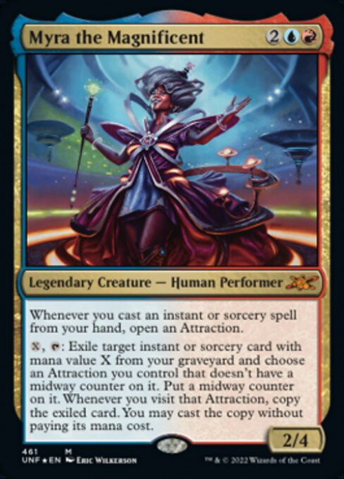 Magic The Gathering Unfinity Single Card Mythic Rare Myra the ...