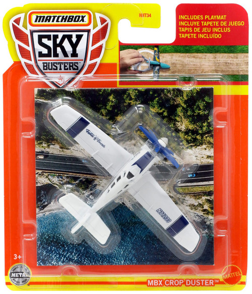 Matchbox Sky Busters MBX Crop Duster Diecast Vehicle Mattel Toys - ToyWiz