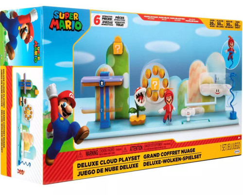 World of Nintendo Super Mario DELUXE Cloud Exclusive 2.5 Playset ...