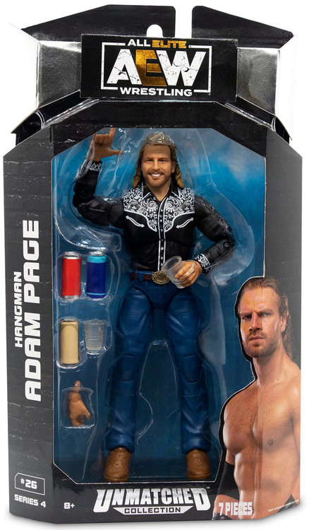 AEW All Elite Wrestling Unmatched Collection Series 4 Hangman Adam Page ...