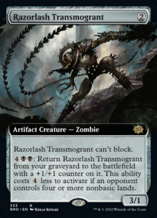 Magic The Gathering The Brothers War Single Card Rare Razorlash ...