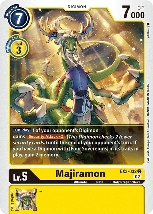 Digimon Trading Card Game Draconic Roar Single Card Common Majiramon ...