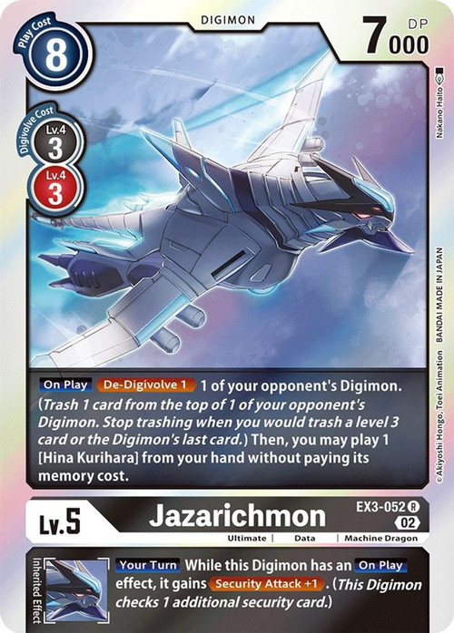 Digimon Trading Card Game Draconic Roar Single Card Rare Jazarichmon ...