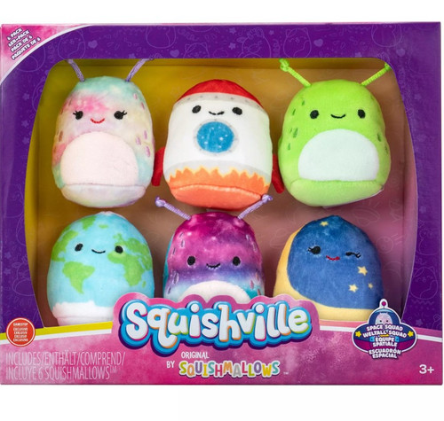 Squishmallows Squishville Space Squad Exclusive 2 Mini Plush 6-Pack Set ...
