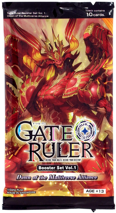 Gate Ruler Set 1 Dawn of the Multiverse Alliance Booster Pack Daiyu ...