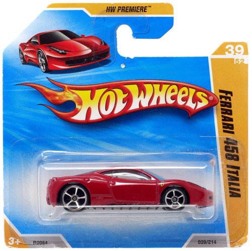 Hot Wheels HW Premiere Ferrari 458 Italia Diecast Car Mattel - ToyWiz