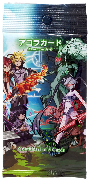 Akora Trading Card Game Warped Crusaders 1st Edition Blister Pack - ToyWiz