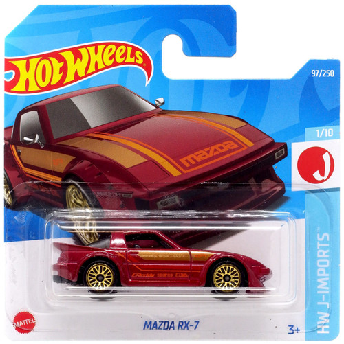 Hot Wheels HW J-Imports Mazda RX-7 164 Diecast Car 110 Short Card ...