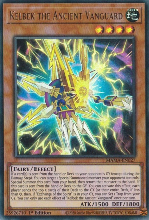 YuGiOh Magnificent Mavens Single Card Ultra Rare Kelbek the Ancient ...