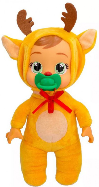 Cry Babies Tiny Cuddles Christmas Ruthy 9 Plush Figure IMC Toys - ToyWiz