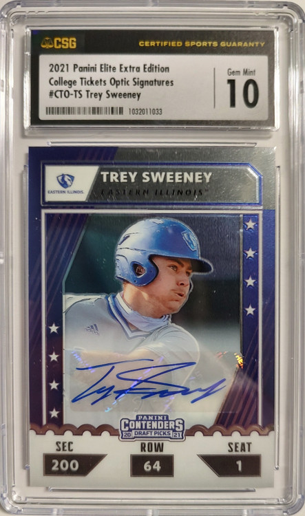 MLB 2021 Panini Elite Extra Edition Single Card 1799 Trey Sweeney CTO ...