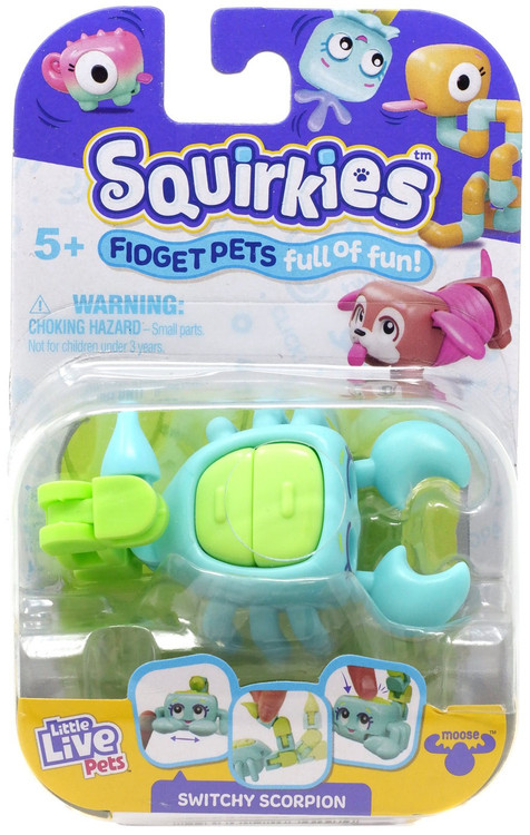 Little Live Pets Squirkies Switchy Scorpion Figure Blue Green Moose ...